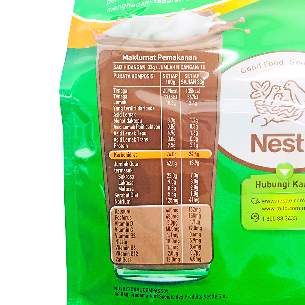 Milo Nutrition Facts Malaysia - Home Alqu
